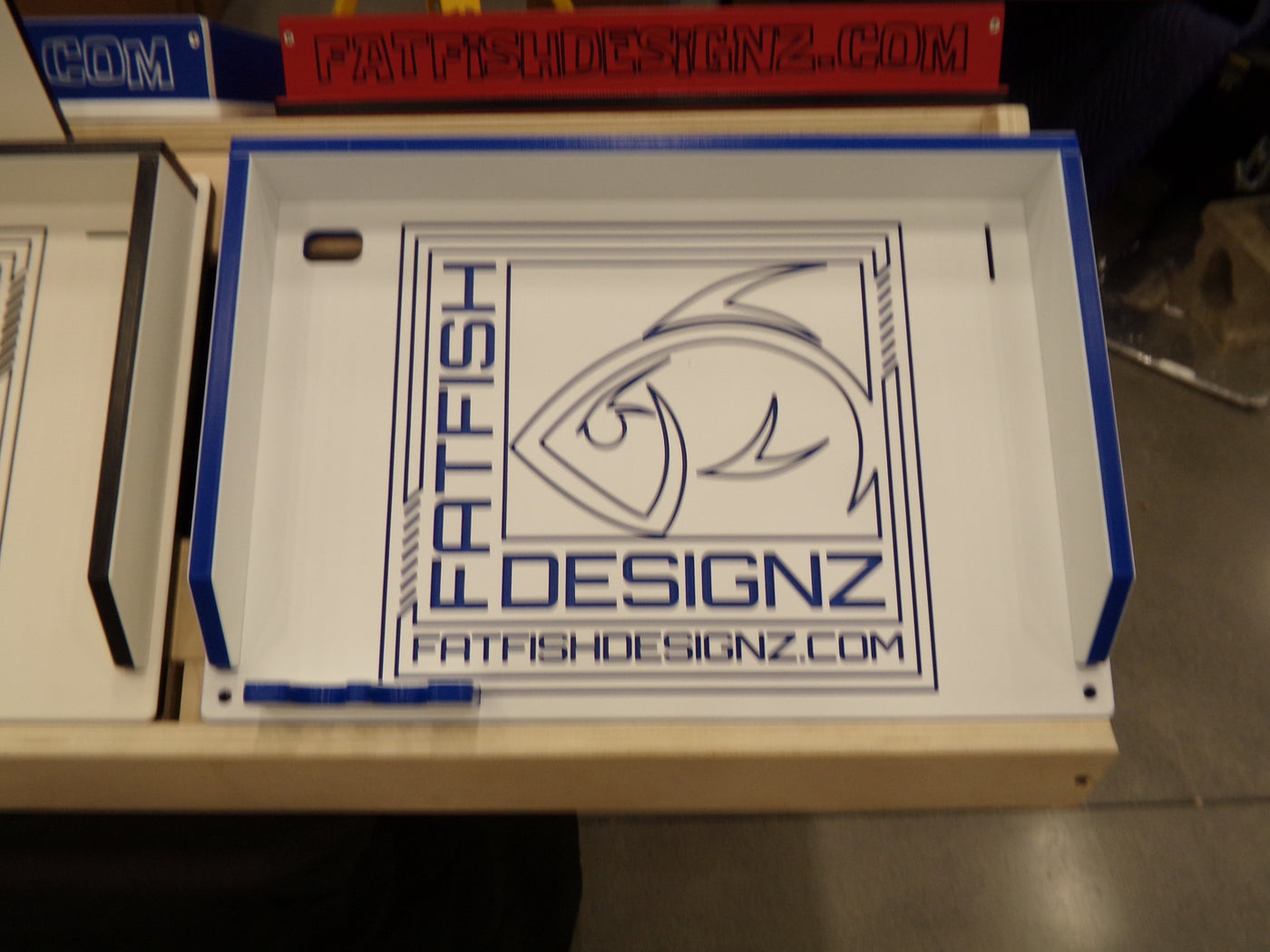 Fish cutting board/ Bait board (Fat Fish Designz logo)