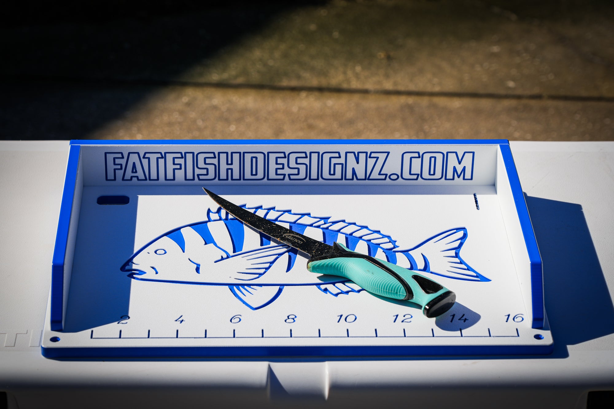fat fish designz Boat Cutting board/ Bait cutting board (saltwater ...