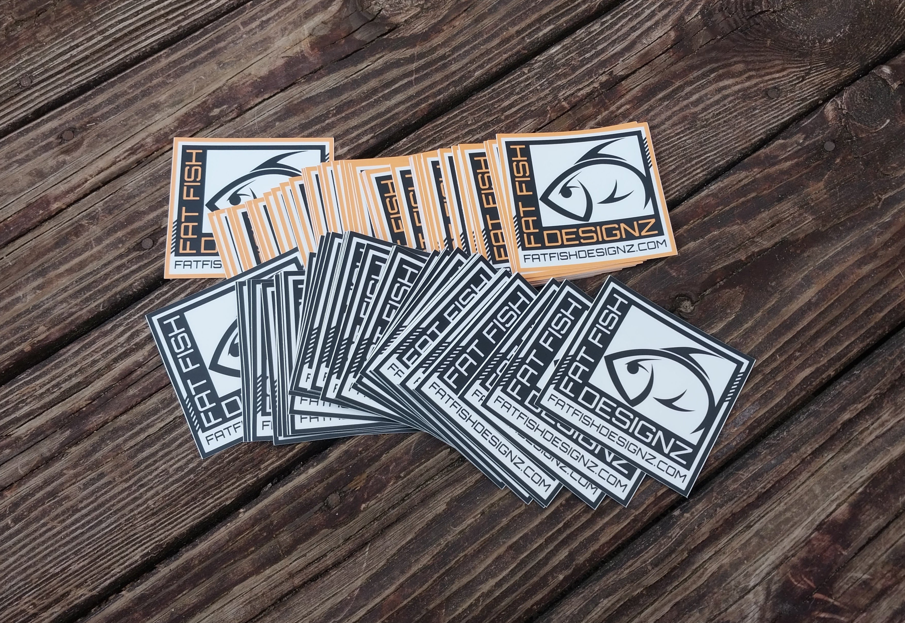 Fat Fish Designz 4 inch Sticker