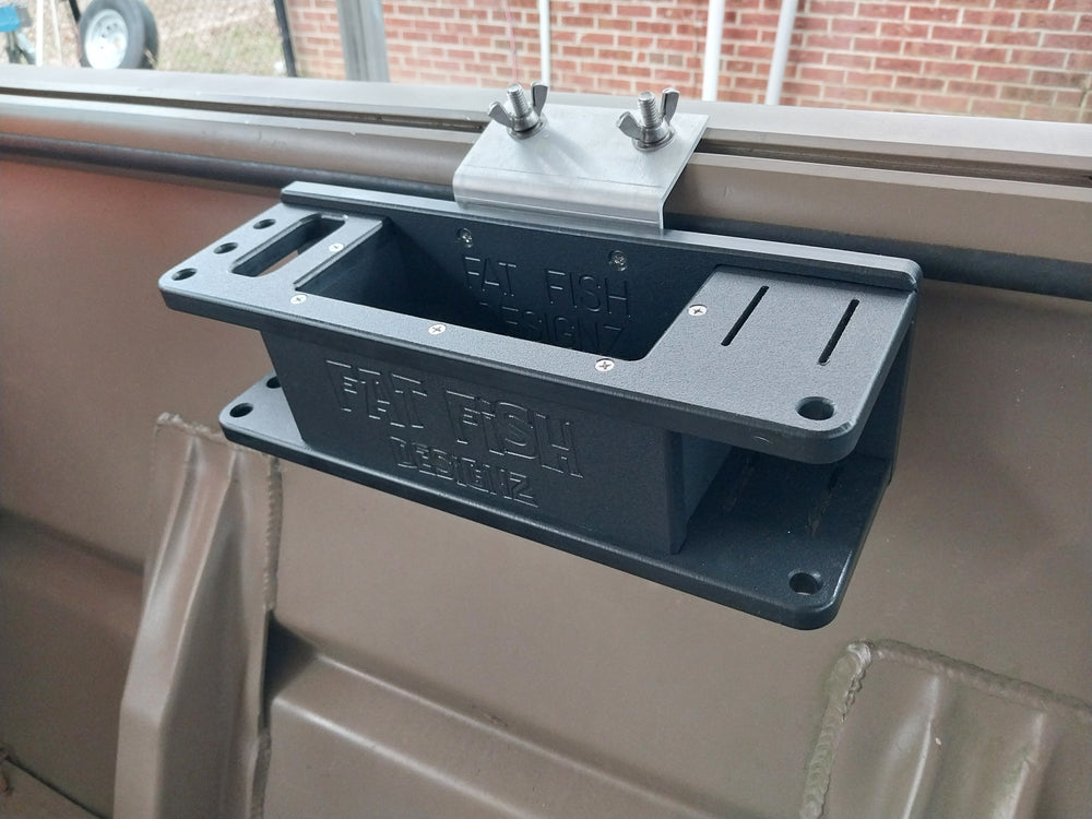 Tool box- track mounted tool holder