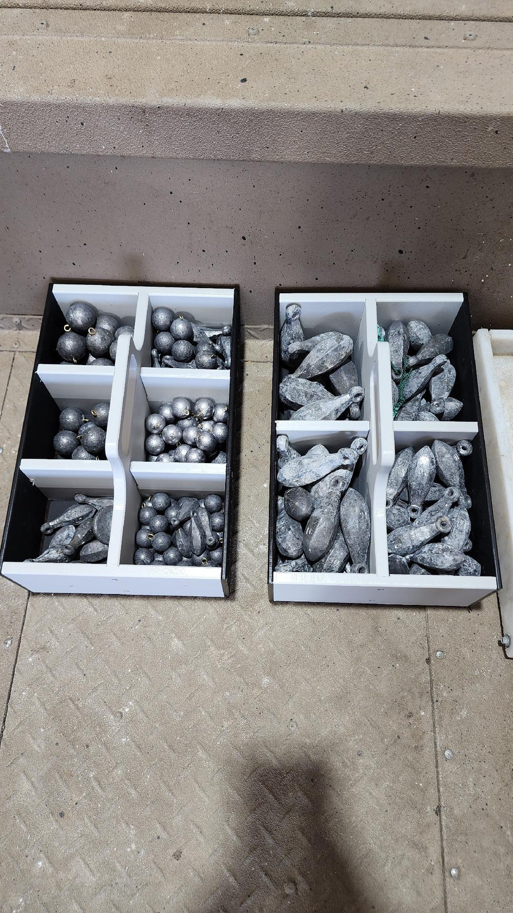 Fishing Weight box/ lead Sinker storage box